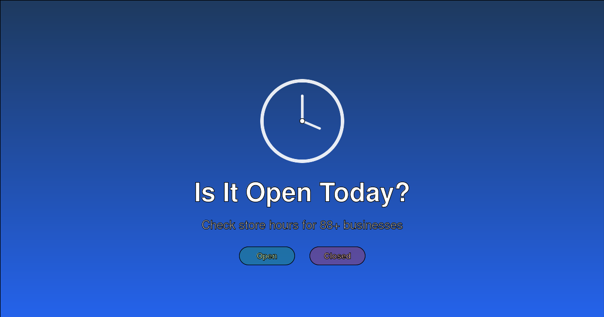 Is Sonic Open Today? - Hours & Schedule